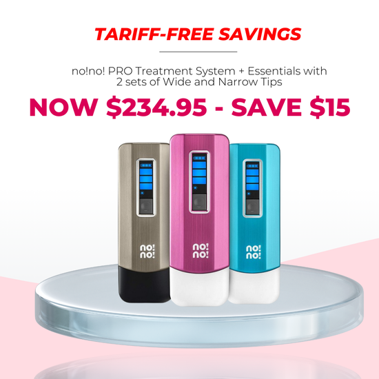no!no! PRO Treatment System + Essentials with 2 sets of Wide and Narro